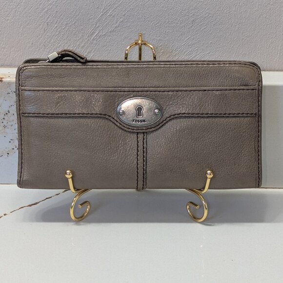 Fossil | Bags | Fossil Brown Long Wallet Euc Soft Leather Wellmade High ...